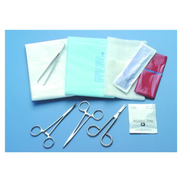 Wound Closure Tray 5" Floor-Grade Webster Smooth Jaw Needle Holder ...