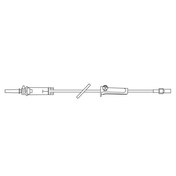 IV Solution Set 10 Drops/mL Male Luer Lock Adapter Vented 48/Case ...