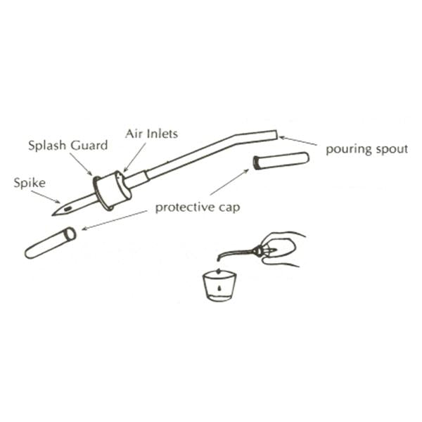 Vial Decanter Plastic 50/Ca – Surgical Supplies NY