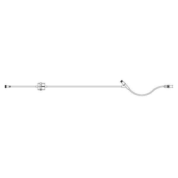 IV Extension Set Lifeshield Dial-A-Flo 18 Yinj M/F Adptr Gravity 48/Ca ...