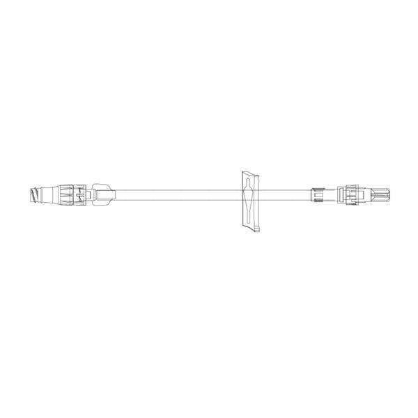IV Extension Set Lifeshield 7 Secure Lock Female Luer Lock Adapter 50 ...